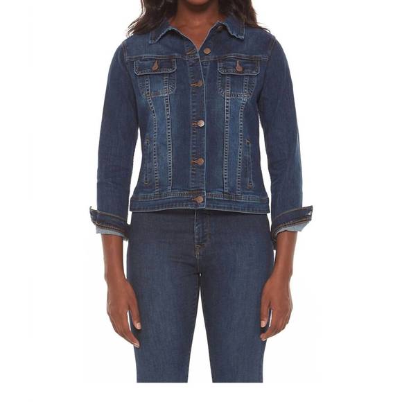 Lola Jeans | Jackets & Coats | New Lola Jeans Gabriella Classic Denim Jacket In Cool Starry ...